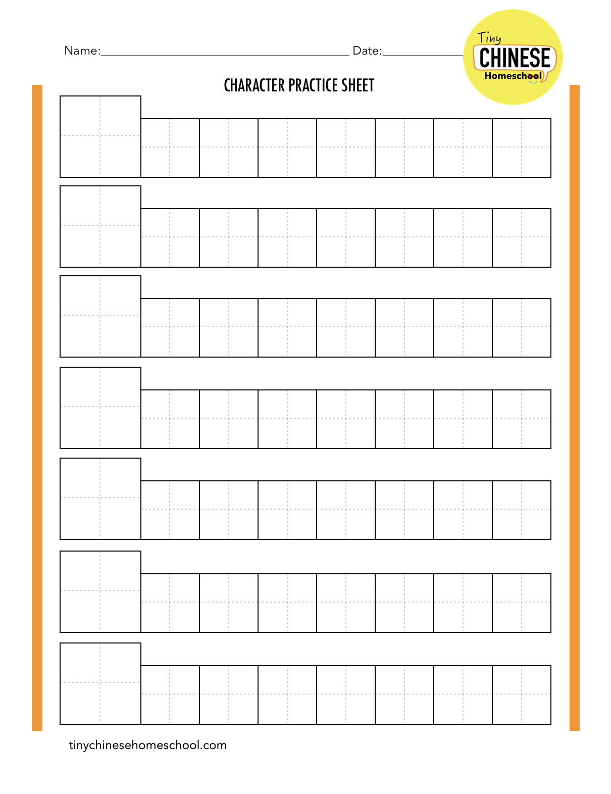 Printables – Tiny Chinese Homeschool